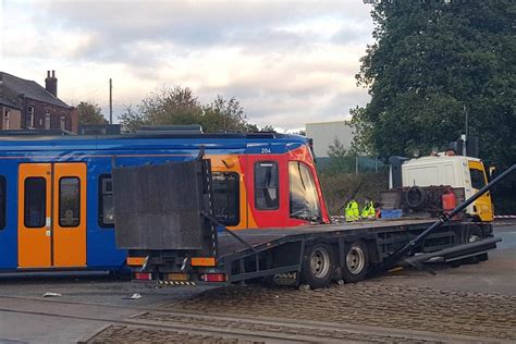 Four Injured As Tram Train Smashes Into Lorry In Sheffield London