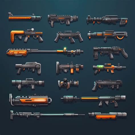 Premium Ai Image Metal Rifle Weapon Game Ai Generated Assault Trigger