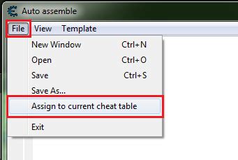 Auto Assembler Basics Cheat Engine