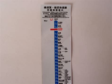 横須賀線 総武快速線 所要時間案内 ステッカー廃品、放出品｜売買されたオークション情報、yahooの商品情報をアーカイブ公開