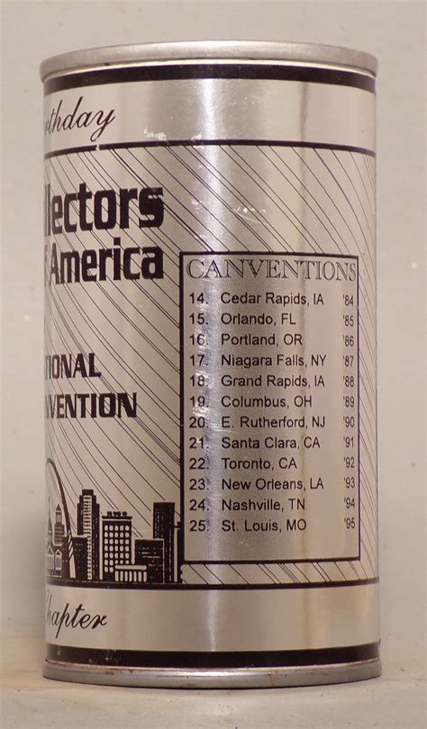 Lot Detail - BCCA Canvention Can, 25th Gateway Chapter Foil Label, St ...