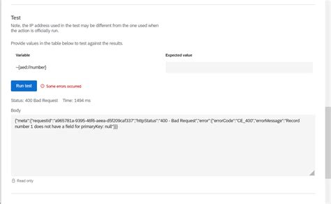 Webserice Test Getting Error Xm Community