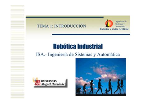 Robótica Industrial ingeniería de sistemas y automática