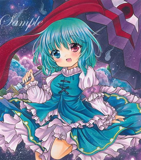 Safebooru 1girl D Bloomers Blue Eyes Blue Flower Blue Hair Blue
