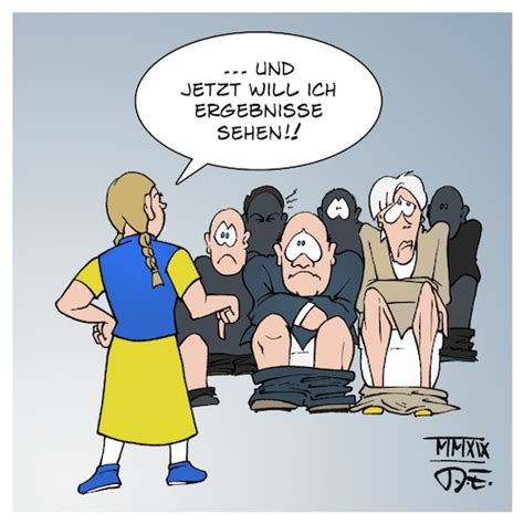 Greta Von Timo Essner Politik Cartoon TOONPOOL