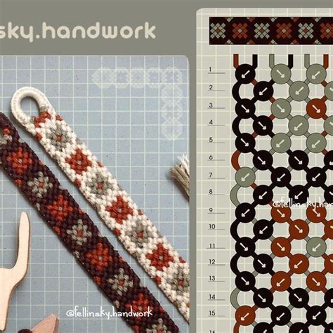 ☁️ Tiệm Màu Trời ⛅️ On Instagram • •pattern Gạch Bông• X •màu Thu• ~ Xinh đẹp 😌 • Size VÒng