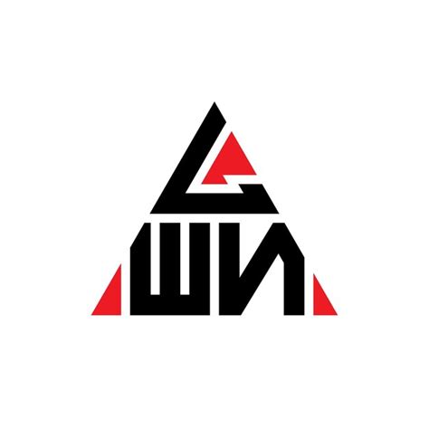 Premium Vector LWN Triangle Letter Logo Design With Triangle Shape LWN Triangle Logo Design