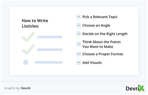 Why Listicles Work And How To Write A Listicle Post In Steps Devrix