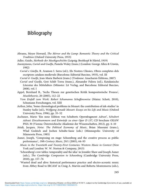 Bibliography Pdf Classical Music