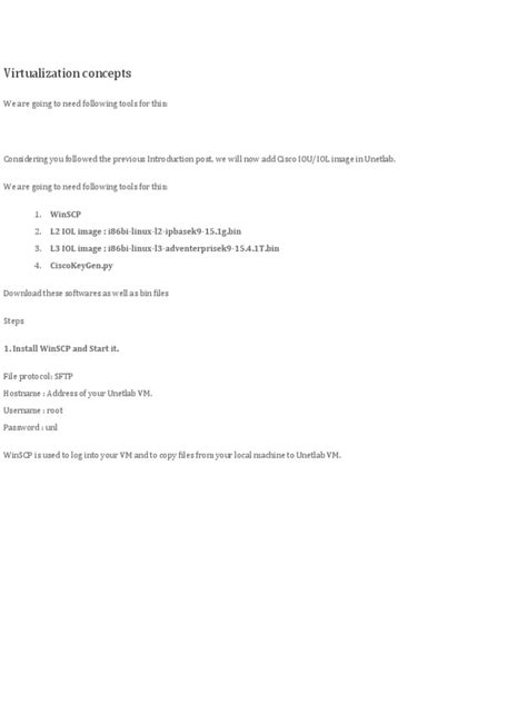 virtualization concepts 1 install winscp and start it pdf computers