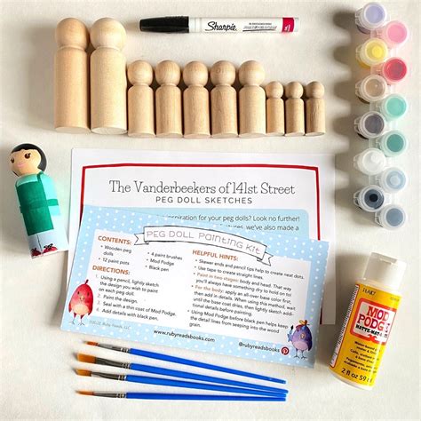 Peg Doll Kits Ruby Reads Books