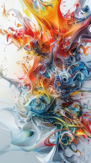 Premium Photo Visually Striking Abstract Representation