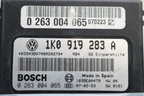 VW MODUŁ STEROWNIK PDC K A parkowania parkhilfe K A K K M K T