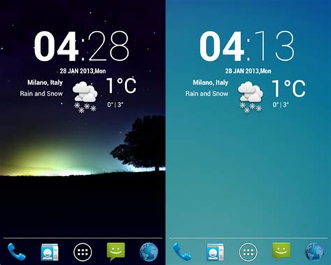 20 Beautiful Weather Widgets For Your Android Home Screens
