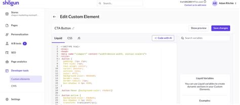 How To Add A Custom Call To Action Button In Shopify