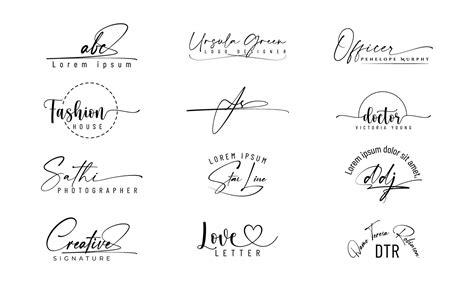 Latest Handwriting Cursive Signature Logo Collections Behance