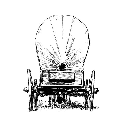 Covered Wagon Drawing At Getdrawings Free Download
