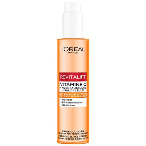 Crème Mousse Nettoyante Visage Vitamine C L OREAL PARIS le flacon mL à Prix Carrefour