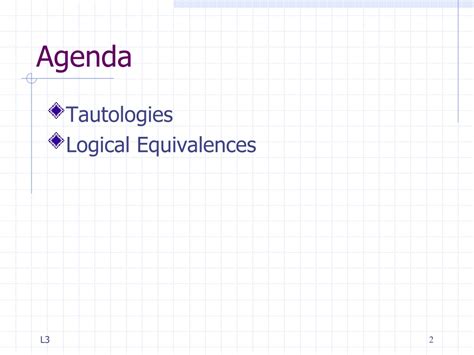 PPT - Tautologies and Logical Equivalences PowerPoint Presentation ...