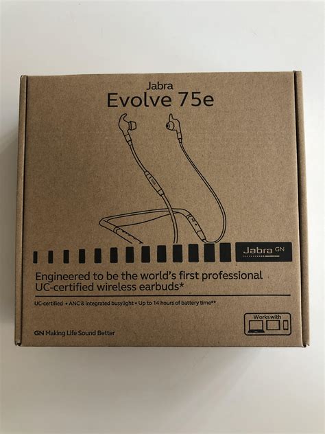 New Jabra Evolve E Audio Headphones Headsets On Carousell