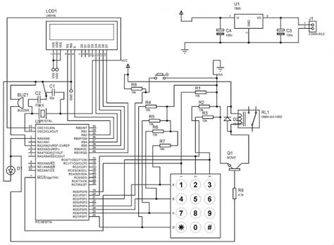 Electronic lock using pic microcontroller