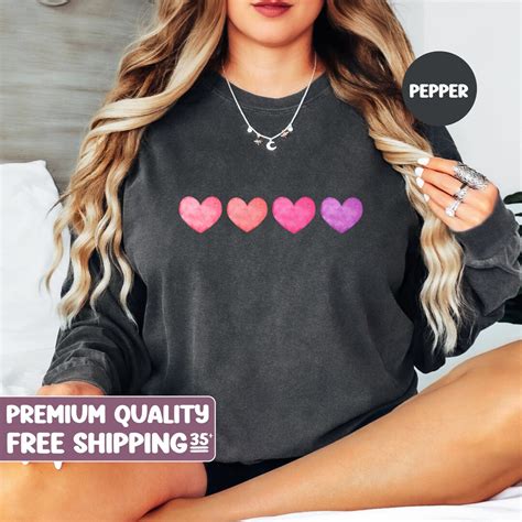 Valentine Heart Sweatshirt Cute Valentine Sweatshirts Valentine Sweatshirts Vintage Valentine