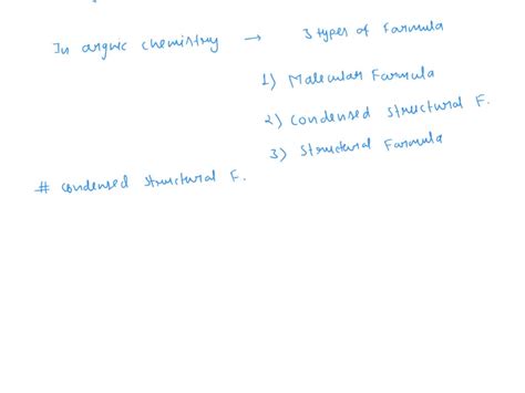 Solved Question 3 10 Points What Is The Correct Condensed Structural Formula For This