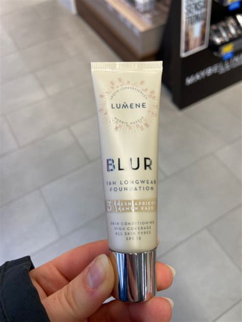 Lumene Blur 16H Longwear Foundation SPF15 3 Fresh Apricot 30 ml - INCI ...