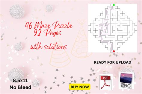 Mazes Activity Puzzle And Solutions Graphic By Rise · Creative Fabrica
