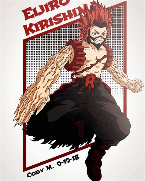 Red Riot Eijiro Kirishima FanArt My Hero Academia Amino