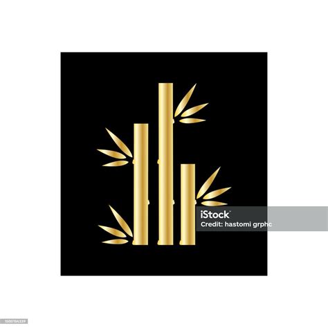 Desain Ilustrasi Ikon Vektor Template Logo Bambu Ilustrasi Stok Unduh