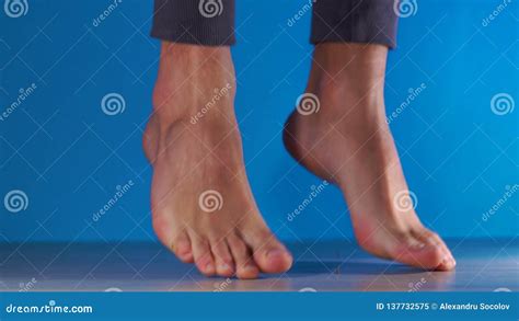 Close Up Slow Motion Shot Of Legs Sports Bare Feet Jump Stock Video Video Of Marathon Feet