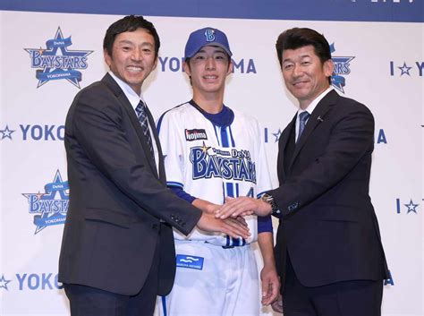 Denaドラ1・度会隆輝、新入団選手発表会見で〝暴走気味〟 父・博文氏は当時のヤクルト・野村監督から〝ボヤキ爆弾〟 ZakⅡ｜エンタメ情報