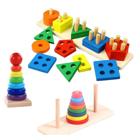 Bebek Ah Ap Oyuncaklar G Kku A Stifleme Halka Kulesi Bloklar Bulmaca Oyuncaklar Montessori E