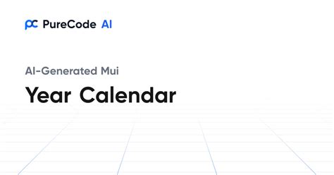 Build Great Mui Year Calendar Components Faster Using Ai Tools