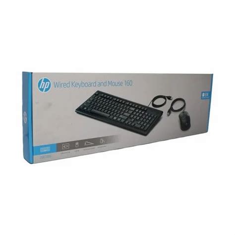HP WIRED KEYBOARD AND MOUSE COMBO 160 At Rs 695 Piece Keyboard And