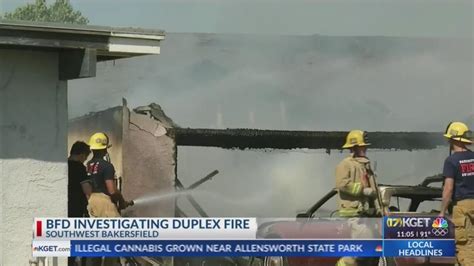 Bakersfield Fire Dept Investigate Duplex Fire In Southwest Bakersfield