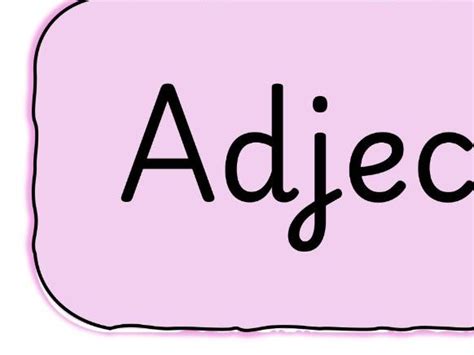 Nouns Verbs Adjectives Display Teaching Resources