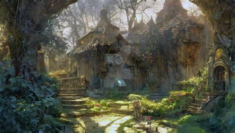 Fantasy Village By Clarojoko On Deviantart