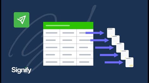 Signify ჯგუფური გაგზავნა Bulk Send Youtube