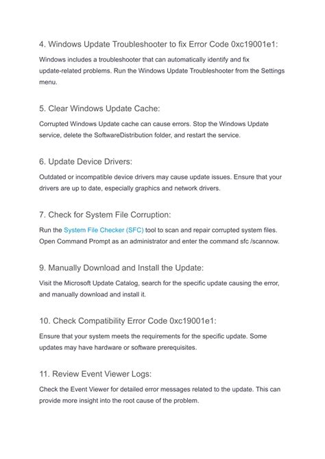 Ppt Troubleshooting Windows Update Error Code 0xc19001e1 Powerpoint