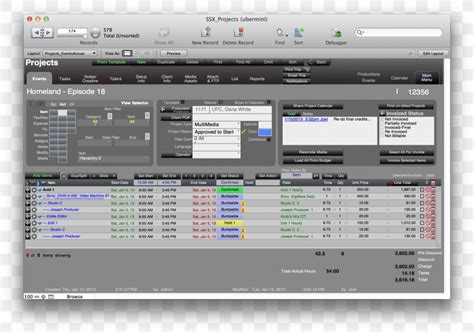 Filemaker Pro 13 Database Template PNG 2274x1598px Filemaker Pro