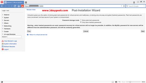 Install Virtualmin 418 In Linux Via Rpm File 2daygeek