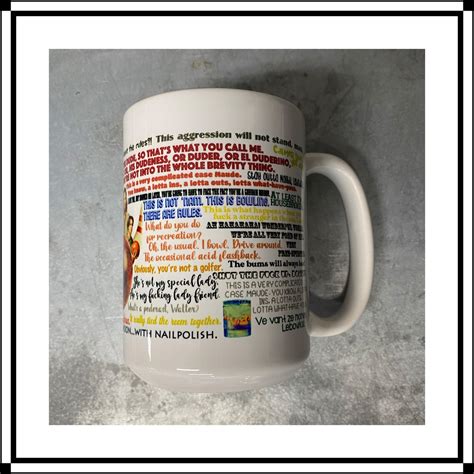 The Big Lebowski Coffee Mug Etsy