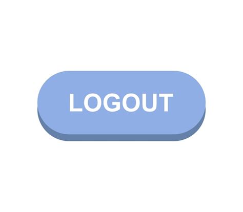 Premium Vector Logout Button