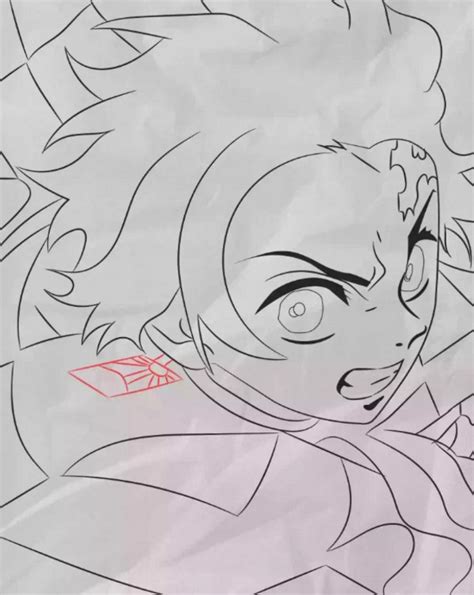 Tanjiro Kamado Drawing Ideas For Drawing Lovers Diys Craftsy