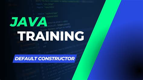 Java Programming Default Constructor Types Of Constructor Default Constructor In Java
