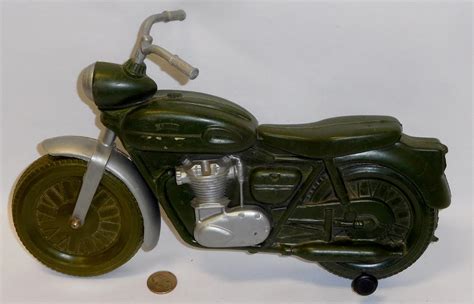 Lot Vintage 1960s Gi Joe Irwin Plastic Motorcycle Toy