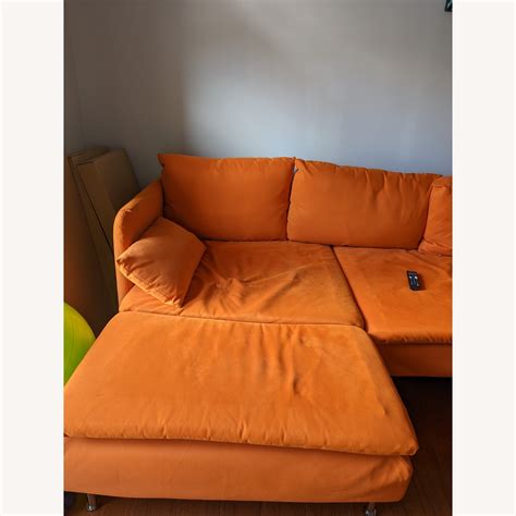 Ikea Soderhamn Sectional Sofa Orange Aptdeco