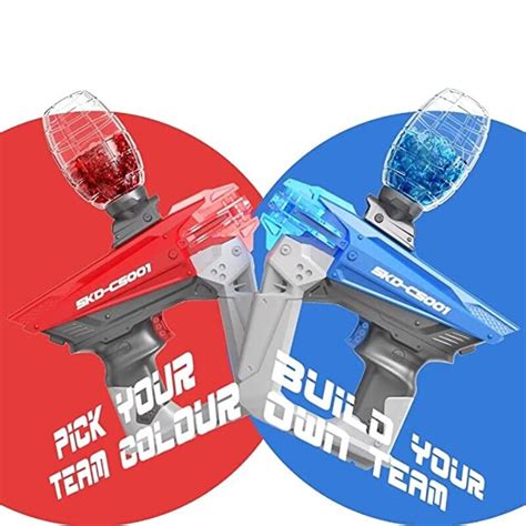 Skd 젤 볼 건 젤 블래스터 Led 야간 조명 워터 비즈 볼 스플래터 슈팅 타겟 장난감 총 무기 어린이용 야외 게임